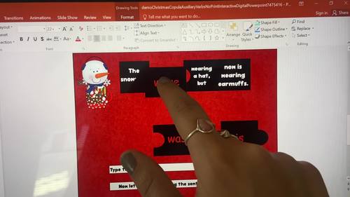 Christmas Copula & Auxiliary Verbs: No Print, Interactive, Digital ...
