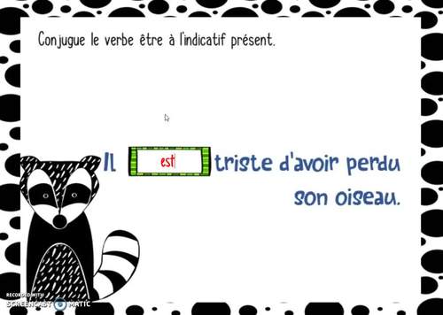 Verbe être au présent / Boom Card/ Cartes à tâches digitales by Madame ...