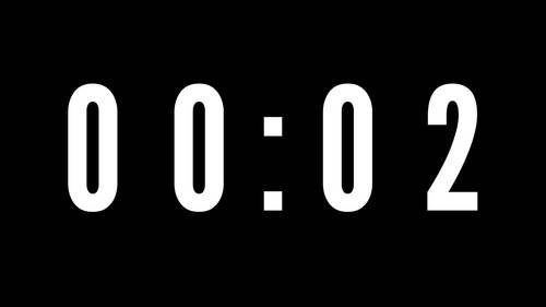 30 GOTHIC (B) Video Countdown Timers - For PowerPoint, Slides, Keynote