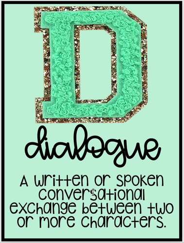 ELA Patch Letter Varsity Alphabet Posters Reading ABC Line Vocab ...