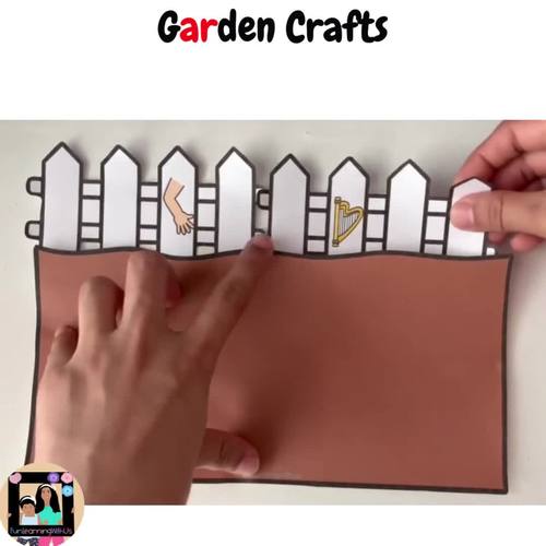 Ar Controlled Vowels Craft | Bossy R Garden Craft by Fun Learning With Us