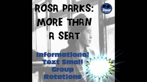 Rosa Parks Informational Text Small Group Rotations w/Exit Tickets and ...
