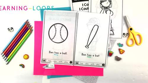 Alphabet Beginning Sounds Readers | Sight Words & Phonics Books | TpT