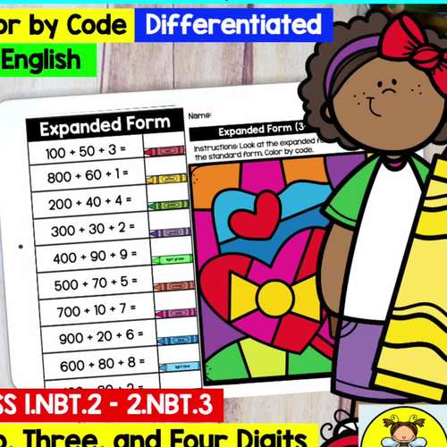 Valentines Day Place Value Math Activities and Digital Assessment