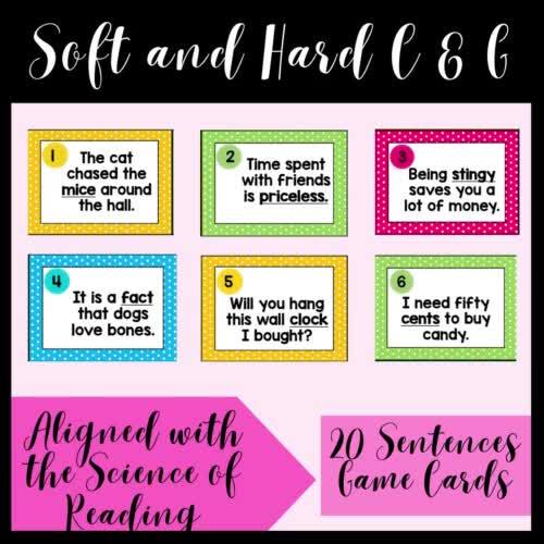 WRITE THE ROOM PHONICS | Soft and Hard C and G | Classroom Games