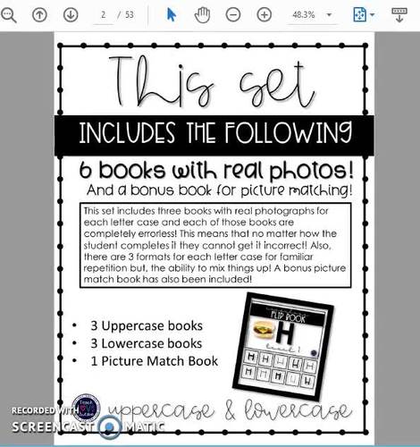 Alphabet Adapted Books for Letter H with Real Photos by Teach Love Autism