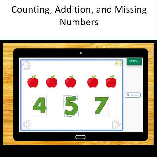 Kindergarten Math Test Prep K.CC.A Boom Cards | Math Digital Test Prep