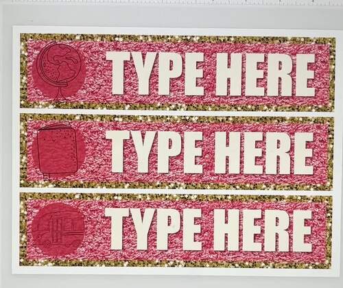 Editable Daily Schedule Cards | varsity patches, rainbow pastel, decor ...