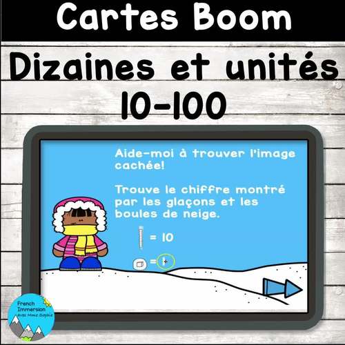 Valeur de position French place value 10-100 | TPT
