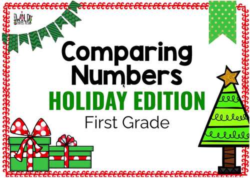 Holiday Comparing Numbers Boom Cards-2 Digit Numbers | TPT
