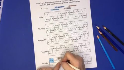 Thanksgiving addition and subtraction within 20 daily math fact practice