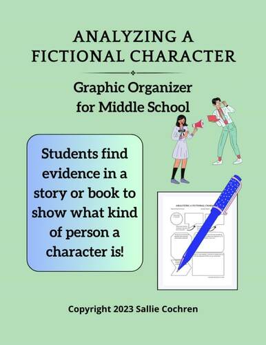 Analyzing Character Traits/Fictional Character Graphic Organizer ...