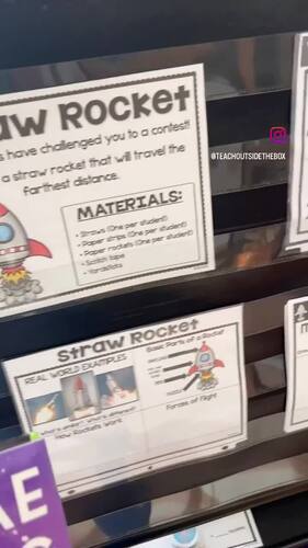 Straw Rocket STEM Challenge End of the Year & Summer STEM Activity May ...