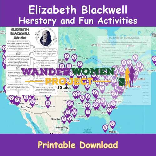 Elizabeth Blackwell - Learn Herstory with Fun Activities | TPT