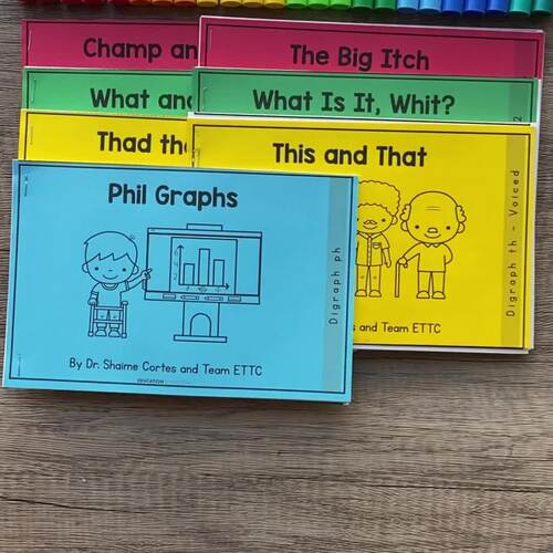 Digraphs & Nasals Science of Reading Decodable Readers - Fluency ...