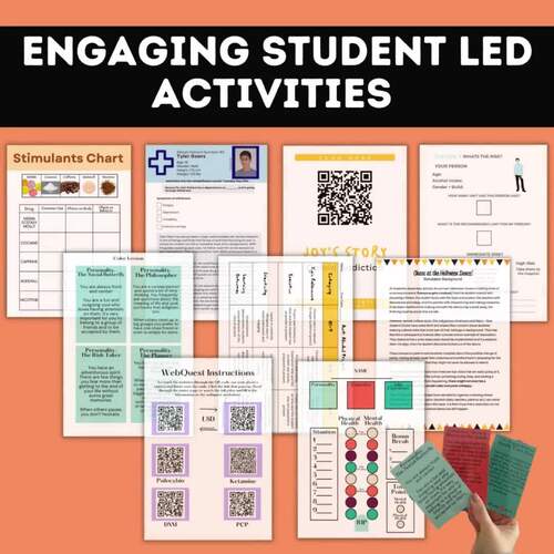 High School Health 9-12: Full Semester w/ Activities, Lessons, Assessments