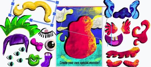 Create Your Own Monster Interactive Worksheet by The Tree Lady Shoppe