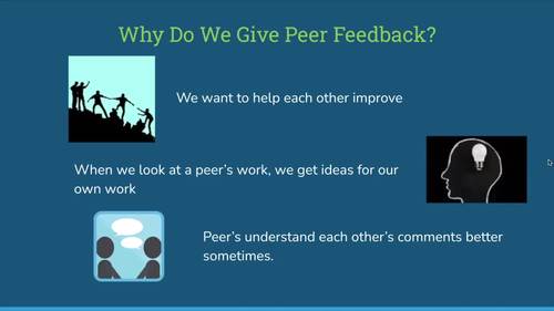 Procedural Writing Lesson 7: Giving Peer Feedback (Instructional video)