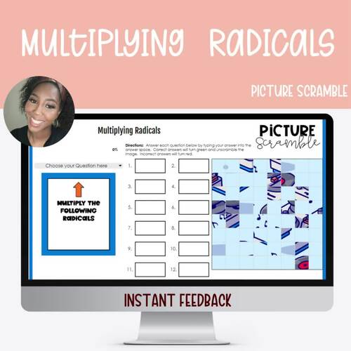Multiplying Radicals Picture Scramble by Beyond the Math | TPT