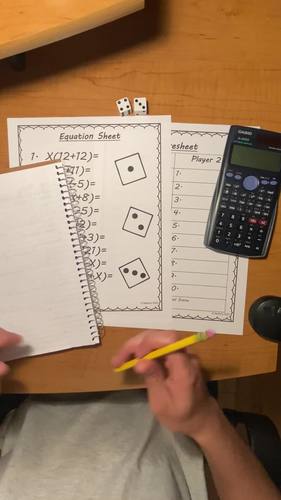 Substituting Variables Activity: (Distributive Property) 4th/5th/6th ...