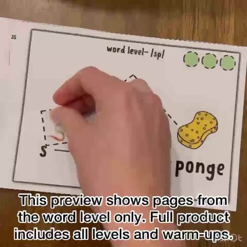 S Blends Program, Printable PDF, S Articulation, Speech Therapy, Stopping