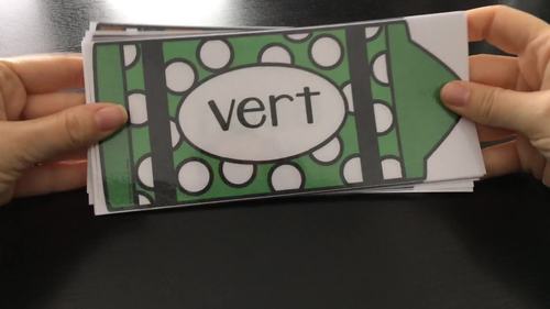 French Colours Word Wall by Teaching with Jen Rece | TPT