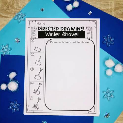 Winter Directed Drawings Penguins, Polar Bears, Mittens and More!