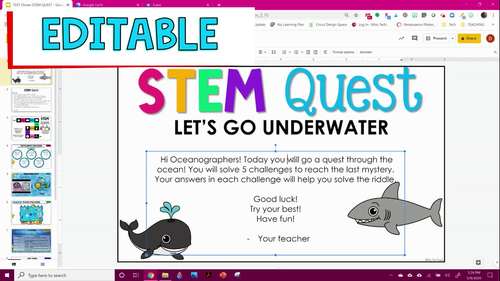 Space & Ocean WebQuest STEM Activities Virtual Field Trip BUNDLE Digital