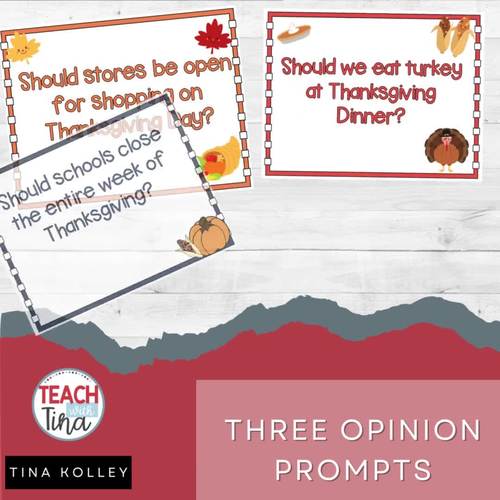 Thanksgiving Activities - Thanksgiving Opinion Writing - Thanksgiving ...