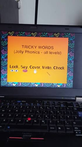 Tricky Words Look, Say, Cover, Write Check Powerpoint by Ridz Resources