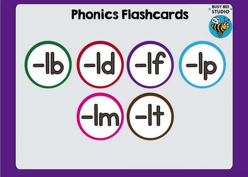 Final Consonant Blends Boom Cards with Audio BUNDLE by Busy Bee Studio