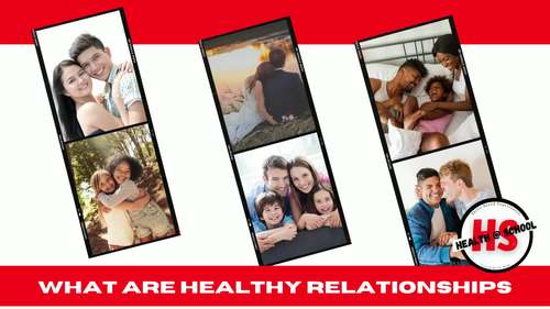 What Are Healthy Relationships by Health At School by Jen Mead | TPT