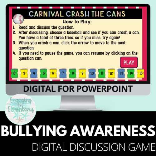 #xmasjuly1 Bullying Awareness Digital Activity for PowerPoint™ | TPT