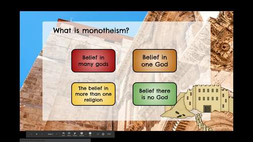 Ancient Israel Digital Game Google Slides | Review Digital Board Game