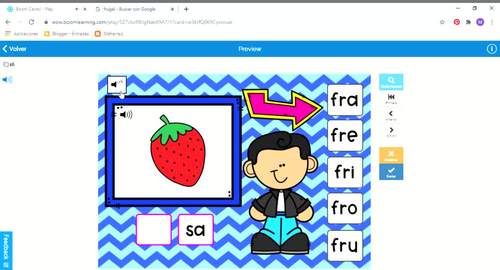 BOOM CARDS: SÍLABAS TRABADAS con FR | Spanish Blends | Digital by Ms ...