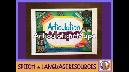 Articulation Maps-Sound loaded scenes, speech & language therapy