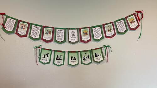 CHRISTMAS NATIVITY BANNER GARLAND | TPT