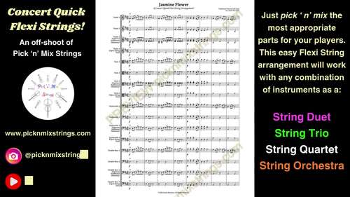 Jasmine Flower (Mo Li Hua) - arranged for Flexi String Ensemble