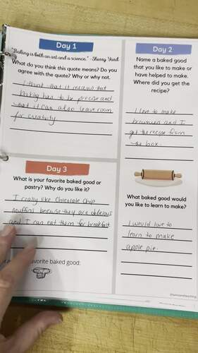 Baking and Pastry Bell Ringer Journal, Culinary Arts Baking, Foods ...