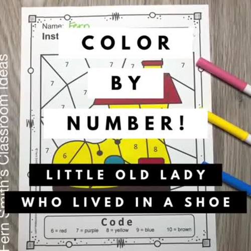 Numbers 6 to 10 Color By Number For Math Remediation | TPT