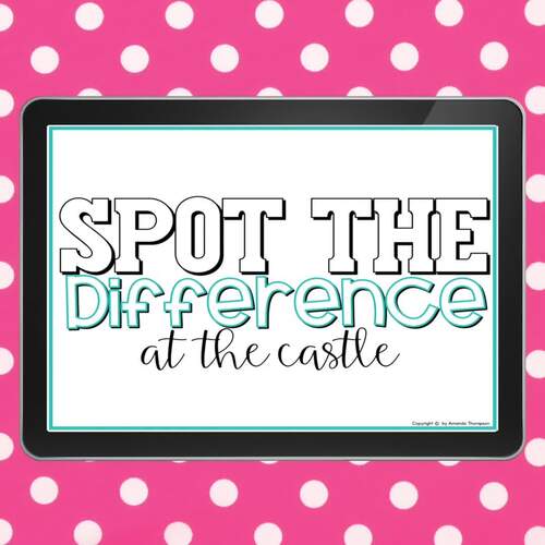 Morning Meeting Activities - Digital Games - Spot the Difference - At ...