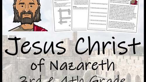 Jesus of Nazareth Close Reading Comprehension Activity | 3rd Grade ...