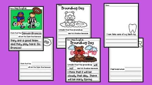 February Writing Prompt Bundle -- HUGE RESOURCE! by primaryandpolkadots