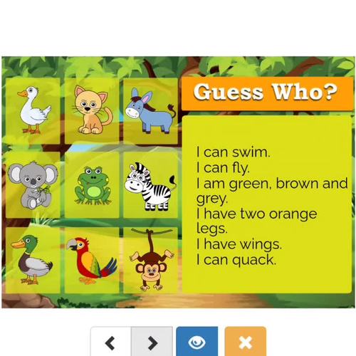 Animal Riddles | Guess the animal Game | Boom Cards | Distance learning