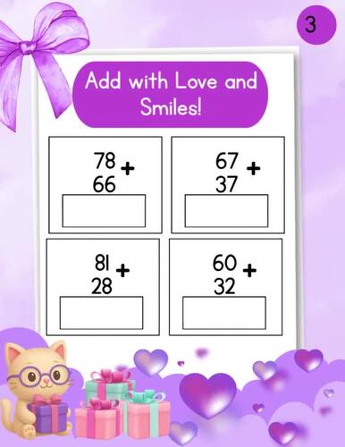 2-Digit Addition Worksheets | 30 Pages + Answer Keys by MomTeachesGenius