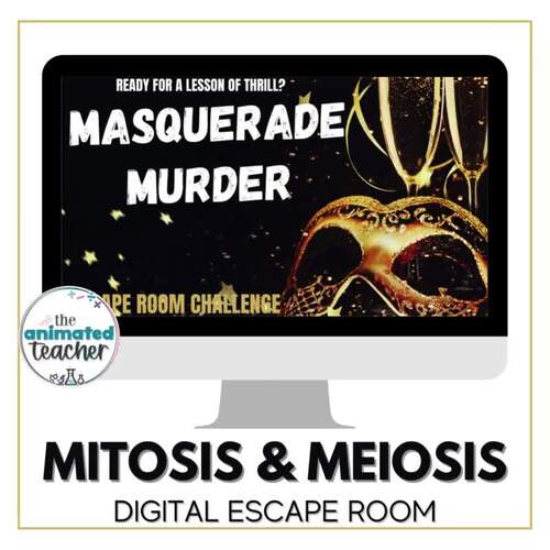 Mitosis and meiosis escape room cell division activity by The Animated ...