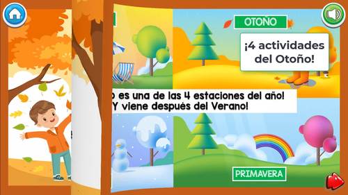 PowerPoint Interactivo El Otoño | Fall Season Interactive PowerPoint on ...