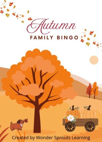 Autumn Family Bingo Game | Fall Fun Printable for Kids & Classrooms