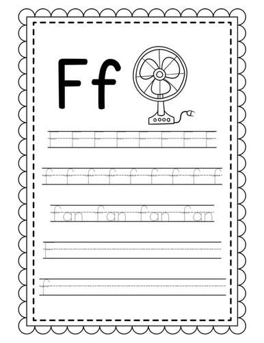 Alphabet Handwriting Practice | Writing & Tracing Letters Worksheet Booklet