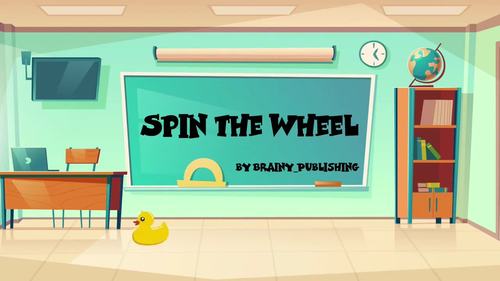 SPIN THE WHEEL (Power Point Game) by Brainy Publishing | TPT